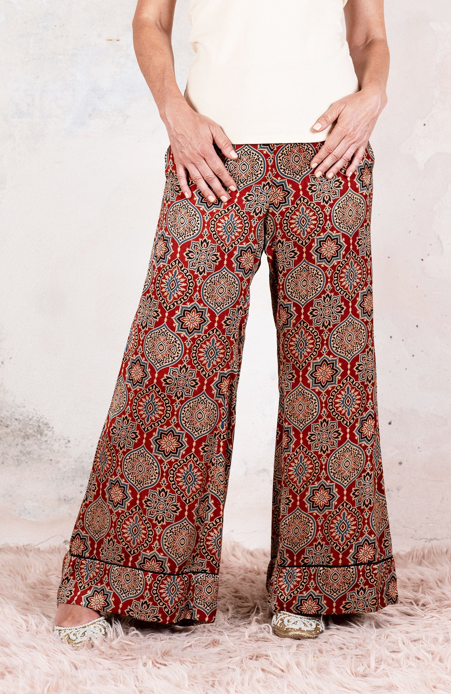 AJARAKH TRUMPET PANT – Raptus & Rose